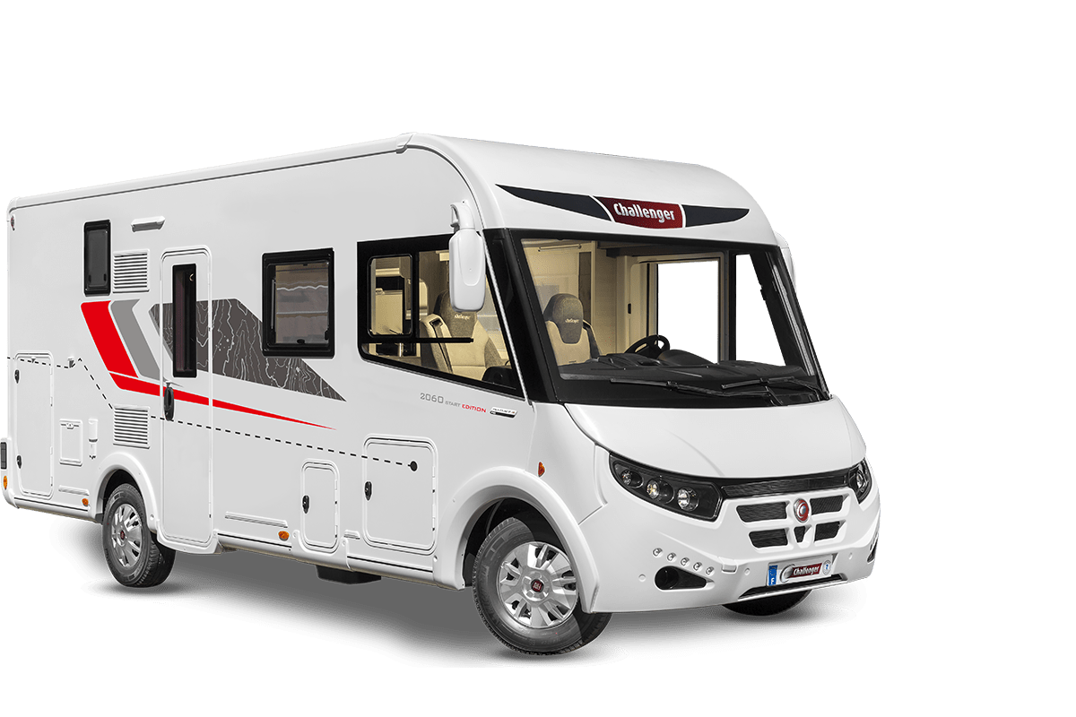 Challenger Motorhome Ranges: Low profiles, Vans, A-classes, Overcabs
