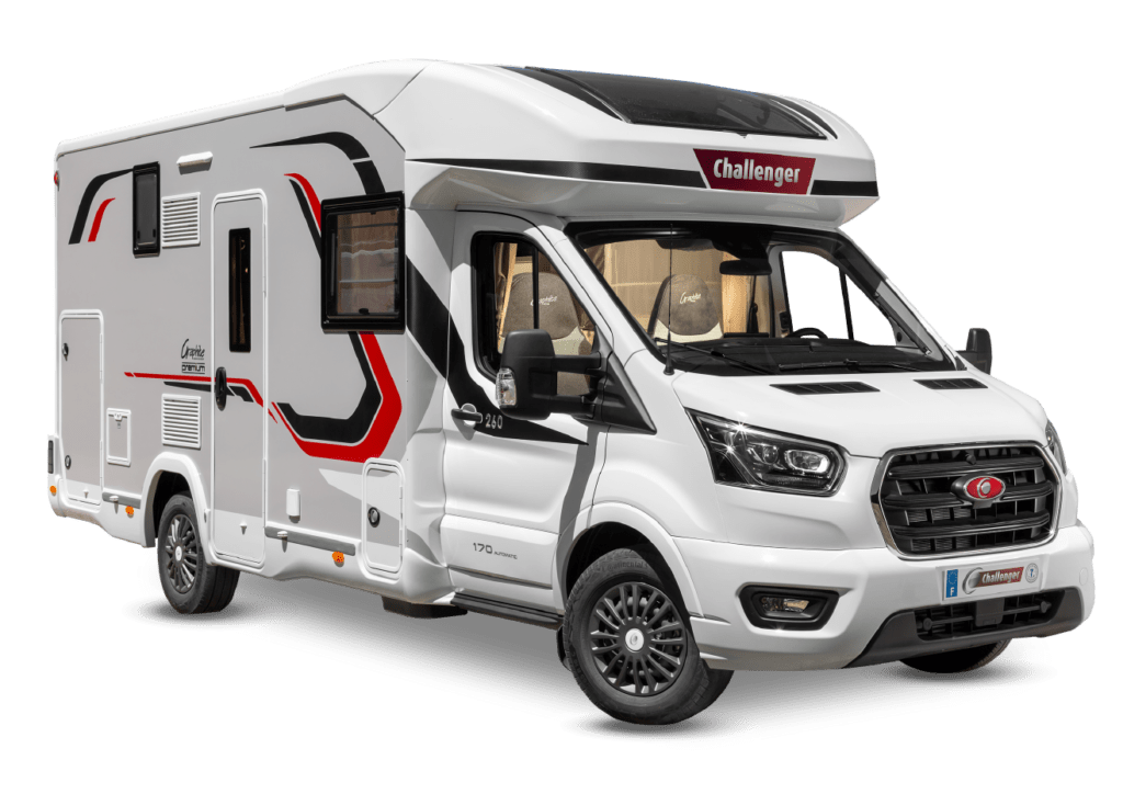 Challenger Motorhome Ranges: Low profiles, Vans, A-classes, Overcabs