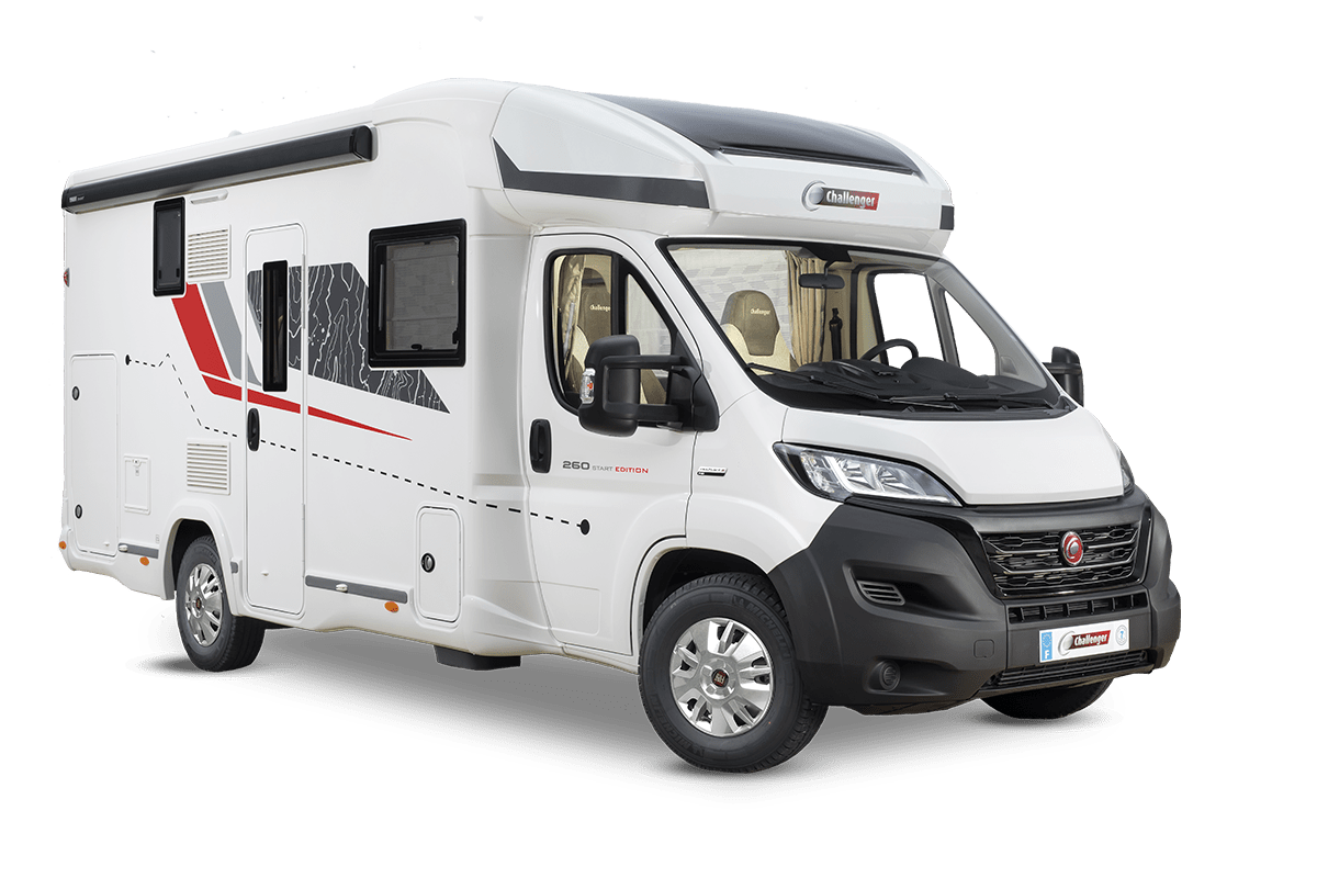 Challenger Motorhome Ranges: Low profiles, Vans, A-classes, Overcabs